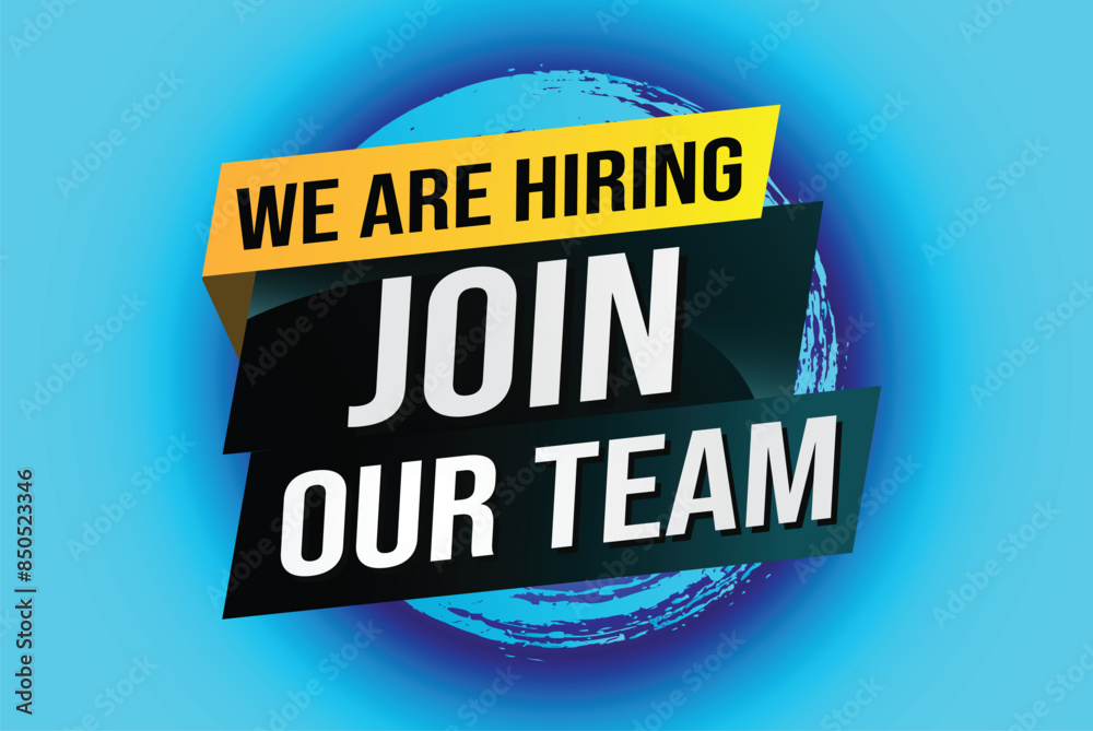 we are hiring join our team word concept vector illustration with ...