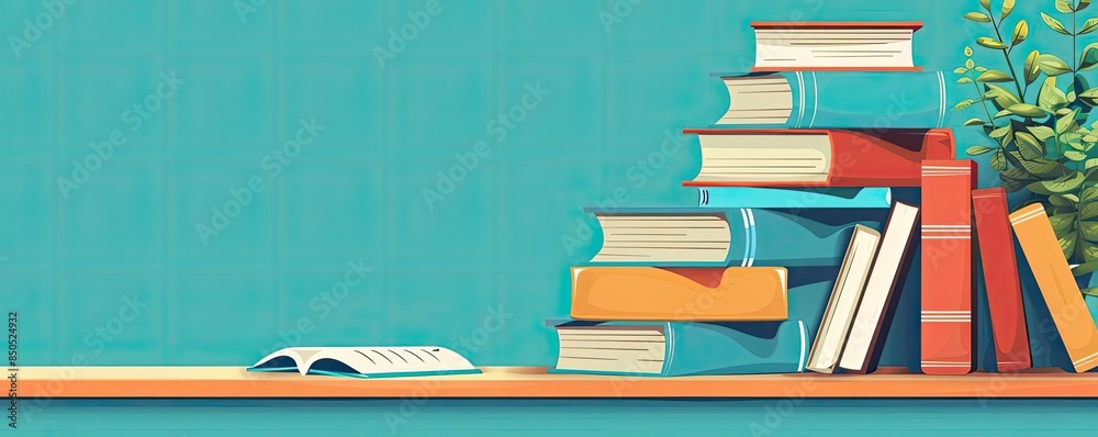 Course syllabus flat design side view education cartoon drawing Triadic ...