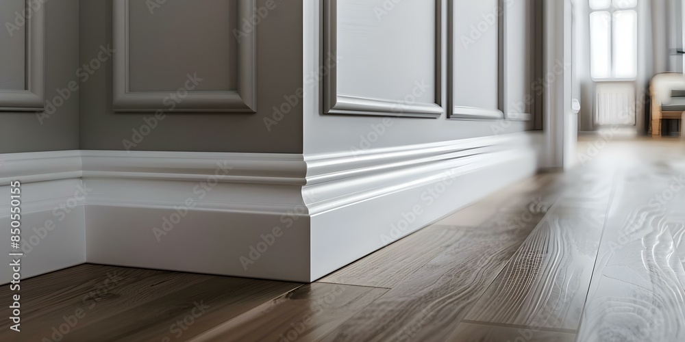 House D has skirting boards adding a finishing touch to the interior ...