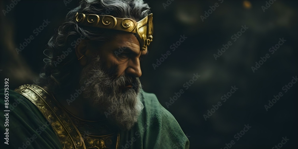 Roman culture and ancient Greek gods in Roman mythology. Concept Roman ...