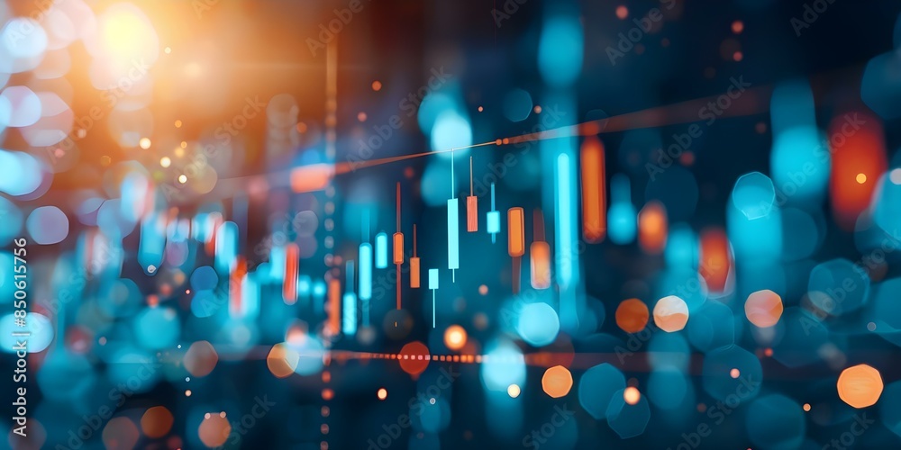Financethemed grid represents stability and structured financial ...