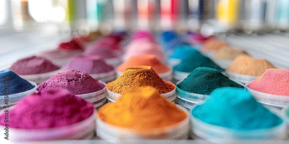 Colorful Fabric Production Facility specializing in dyeing and printing ...