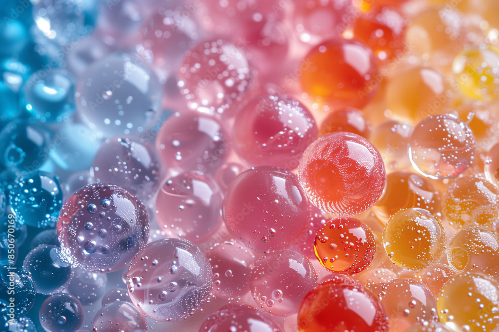 Macro Photograph Of Microplastic Beads Found In Cosmetic Products
