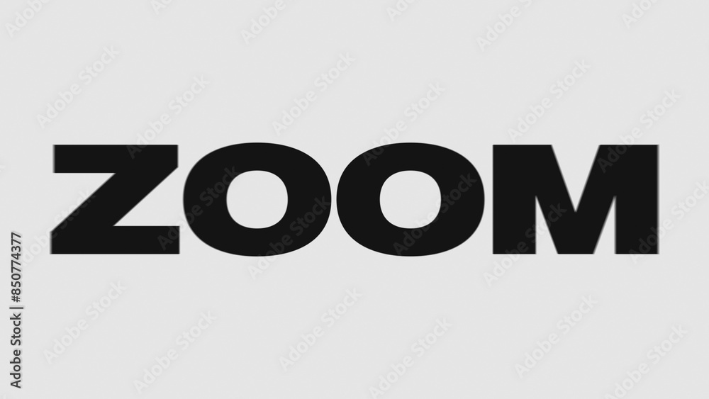 Simple Fast Zoom Text And Logo Reveal Stock Template | Adobe Stock