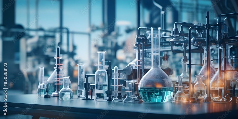 Chemical industry involves creating chemicals and plastics in a ...