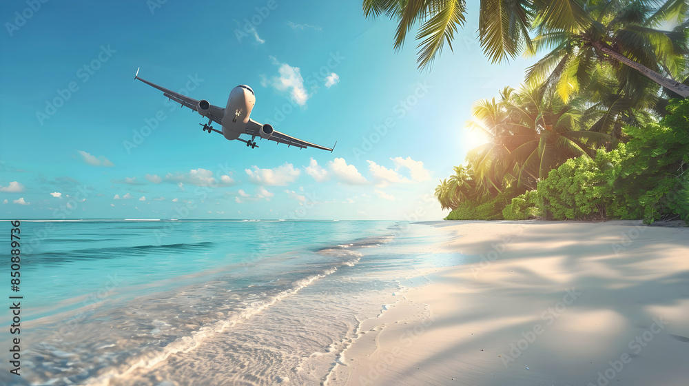 Travel Symbol with Copy Space for Website Banners | Photo Realistic ...