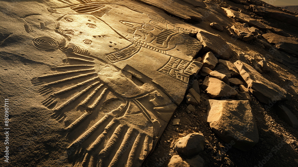 Ancient stone, megaliths, dolmens, obelisks, menhirs. Afternoon In the ...