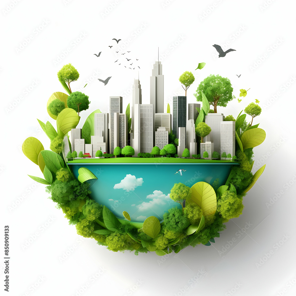 World Environment Day, Save the Planet concept. Earth Day. Floating ...
