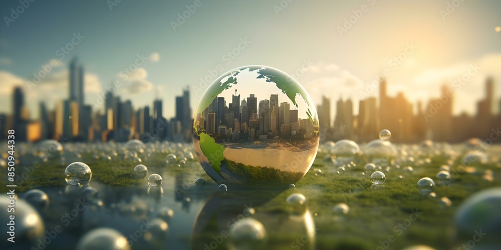 Earths overpopulation crowded cities pollution and resource depletion ...