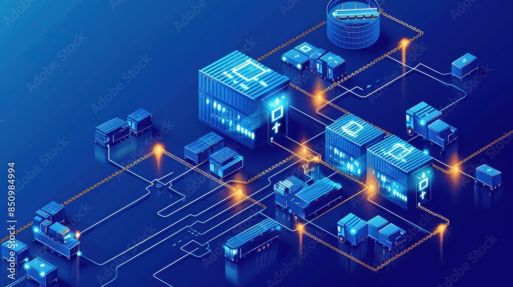 Blockchain in Supply Chain: An illustration of blockchain technology ...