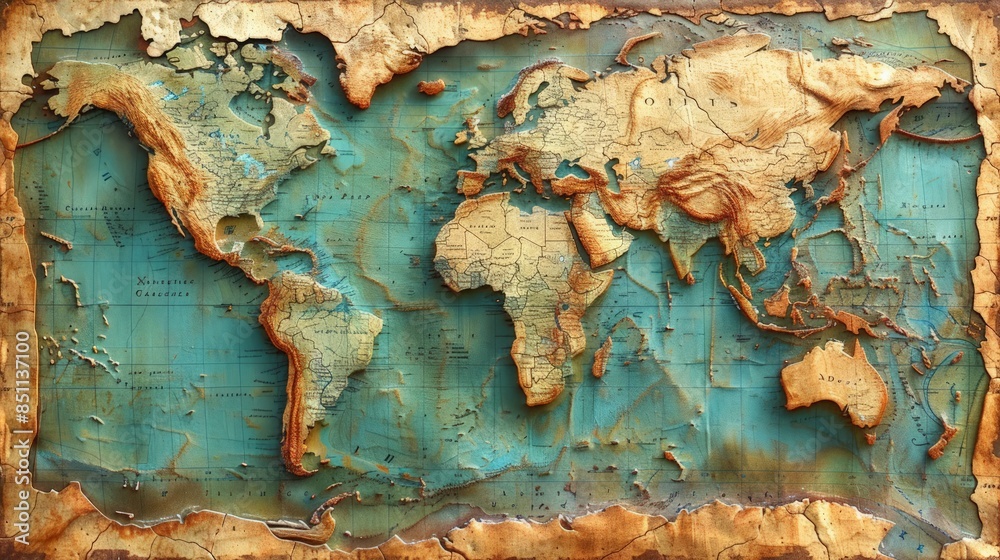 Old Maps with Modern Data Visualization: background combining antique ...