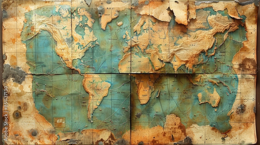 Old Maps with Modern Data Visualization: background combining antique ...