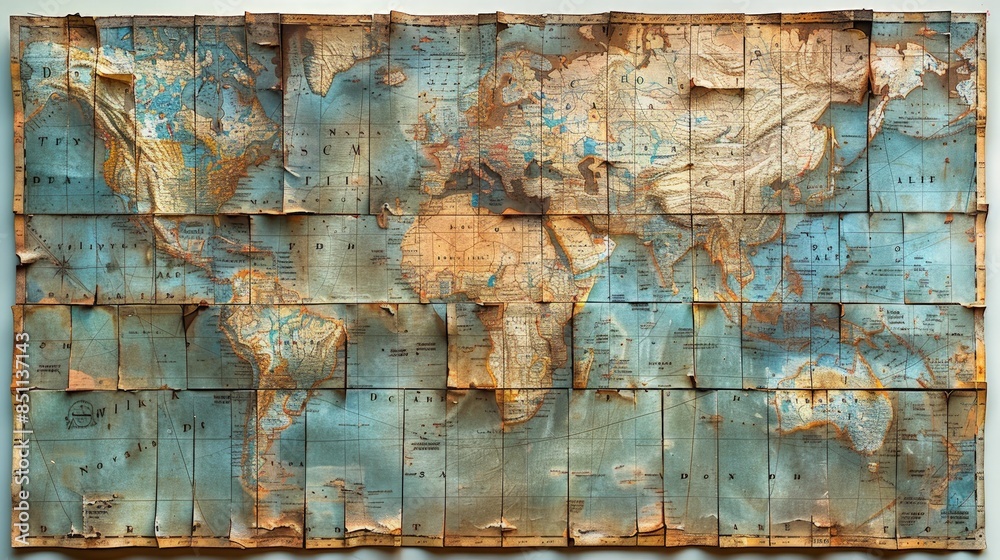 Old Maps with Modern Data Visualization: background combining antique ...