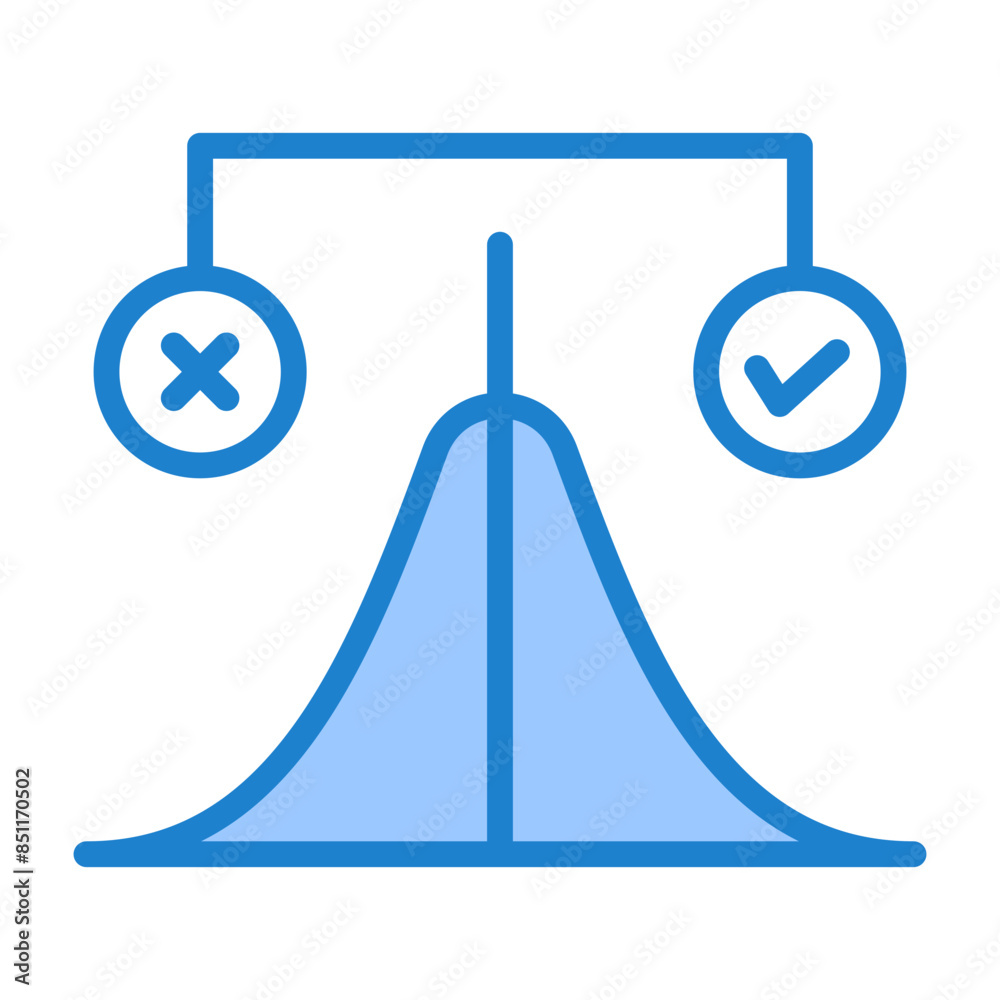 Norm Referenced Icon Stock Vector | Adobe Stock