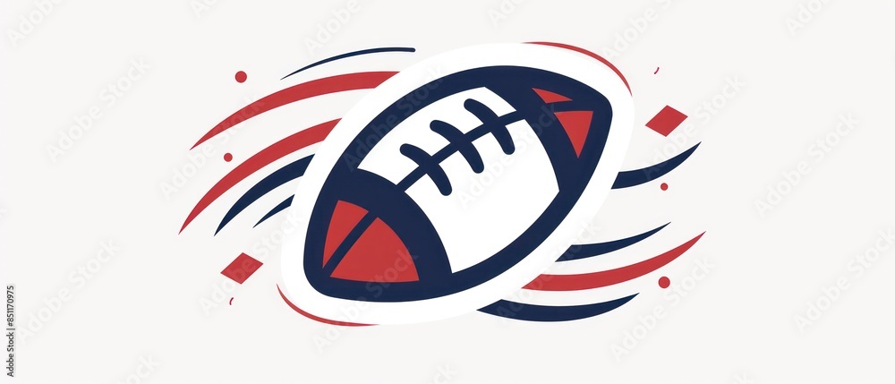 design of football and rugby balls, iconic symbols of teamwork and ...