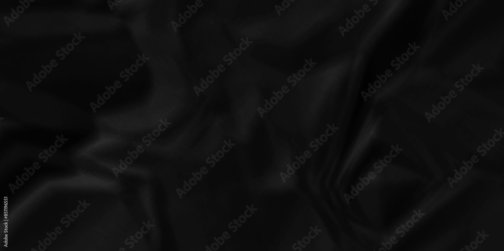 Black crumpled paper background texture pattern overlay. crinkled ...