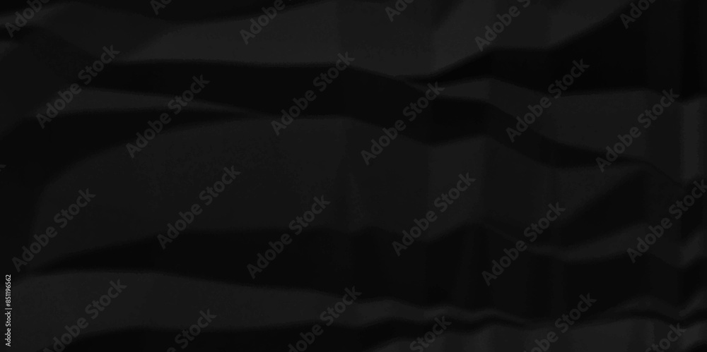 Black crumpled paper background texture pattern overlay. crinkled ...