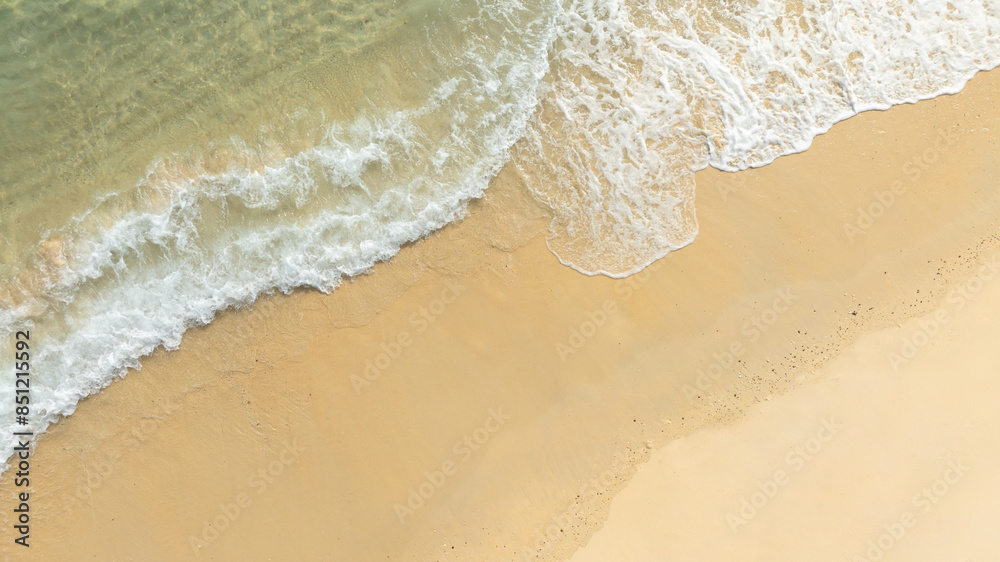 Top view beach sand background for summer vacation concept. Beach ...