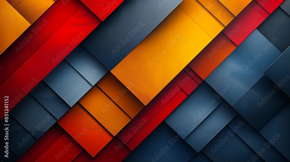 Abstract geometric shapes intersect and overlap, creating a dynamic visual experience. Abstract ...