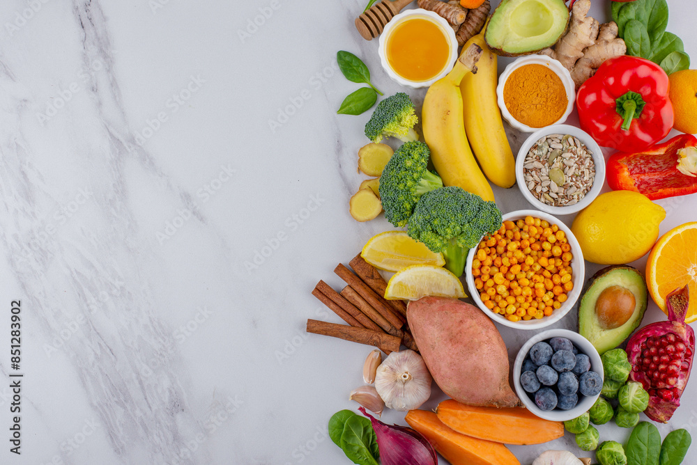 Fresh Produce Bounty: Vibrant Assortment of Vegetables - A close-up ...