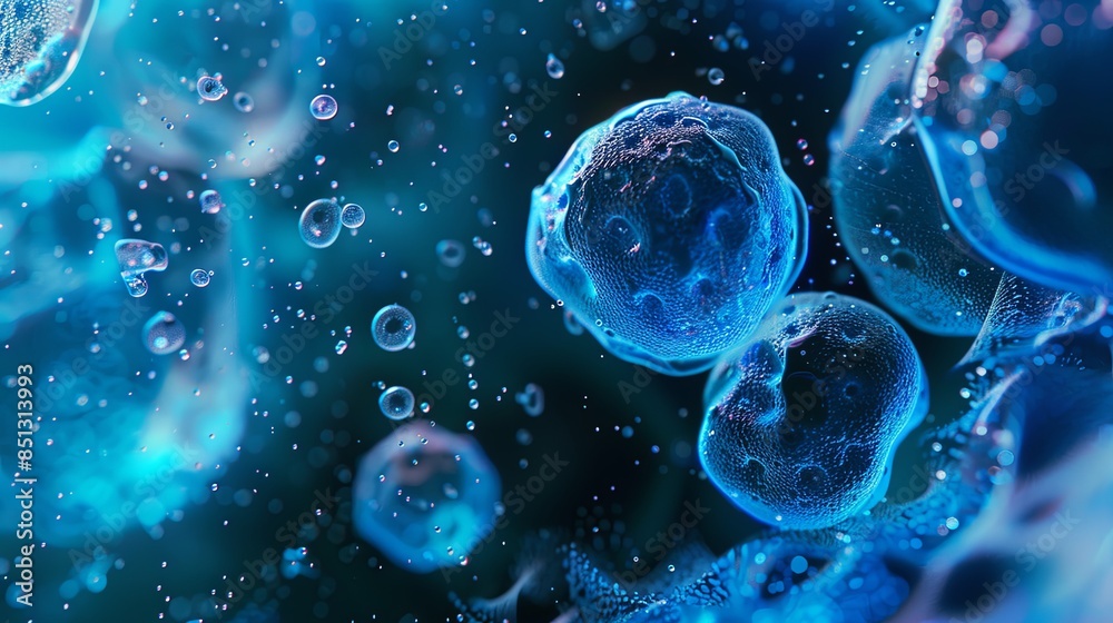 Natural Biological Sciences, Human cell structure under the microscope ...