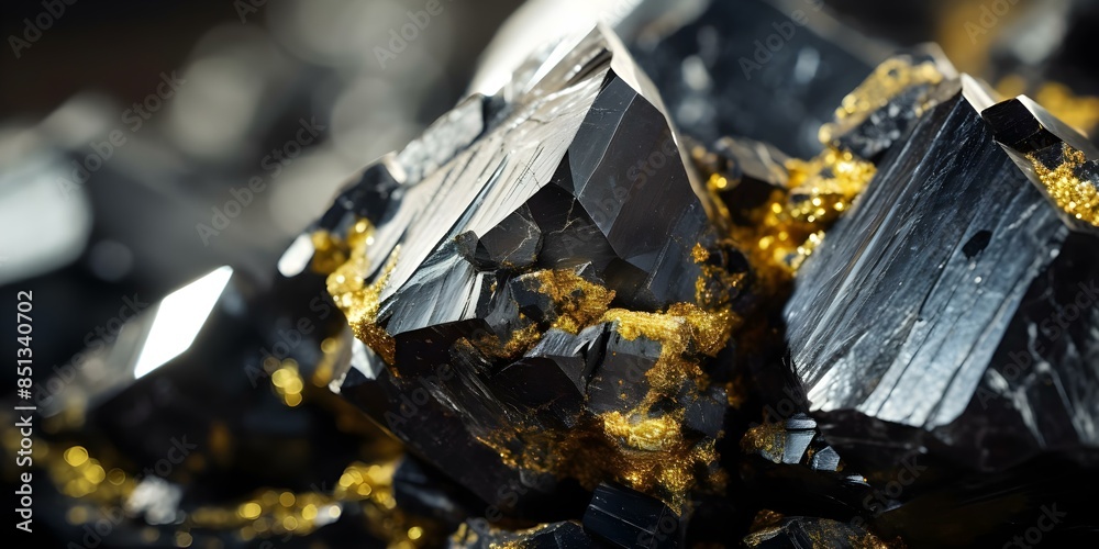 Galena is a lead sulfide mineral used as a source of lead. Concept ...