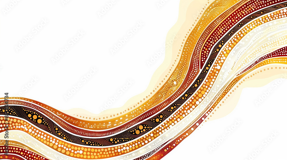 Indigenous Australian NAIDOC Week Celebration Template with Text ...