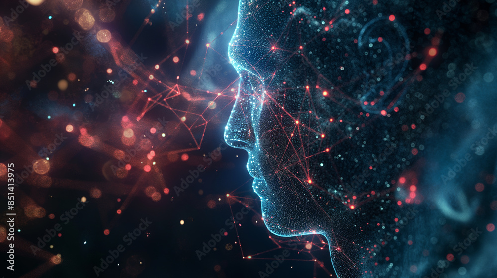 3D Illustration Digital Transformation: Artificial Intelligence AI in ... 3D Illustration Digital Transformation: Artificial Intelligence AI in ...