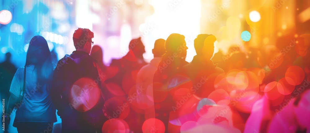 Cancer charity event with enthusiastic volunteers, working in unity ...