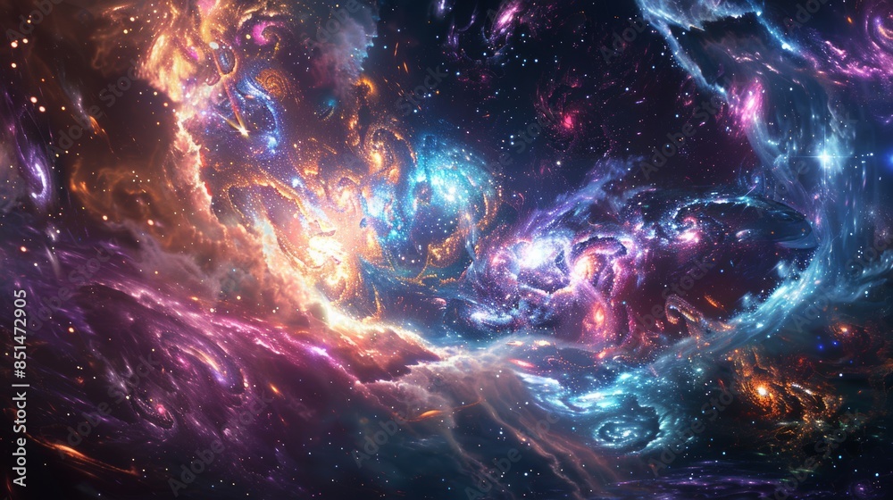 A cosmic entity forms a symbiotic bond, granting enhanced abilities ...