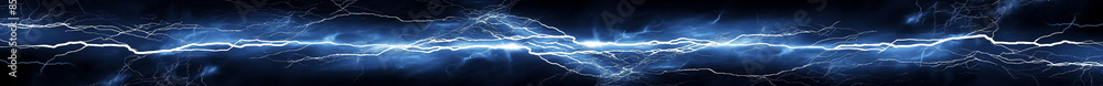 Blue lightning, light, blue lightning in sky, light effects, glowing ...