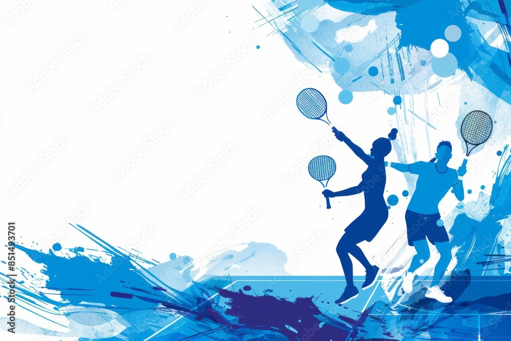 Badminton Template design , badminton banner Sport layout design ...