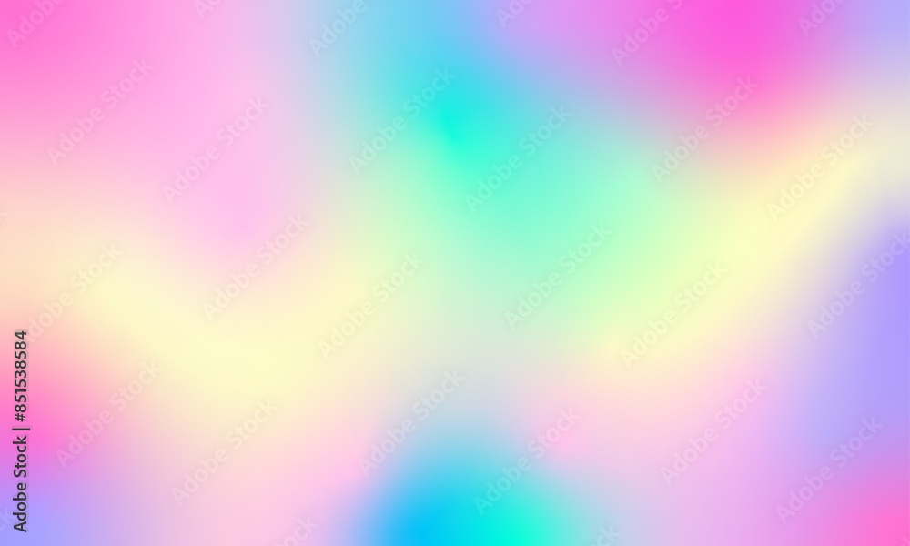 Holographic pastel rainbow gradient background. Hologram colors ...