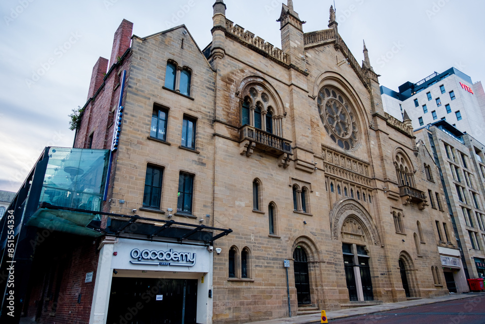 Leeds England: 2nd Jun 2024: A view of the exterior of Leeds O2 Academy ...