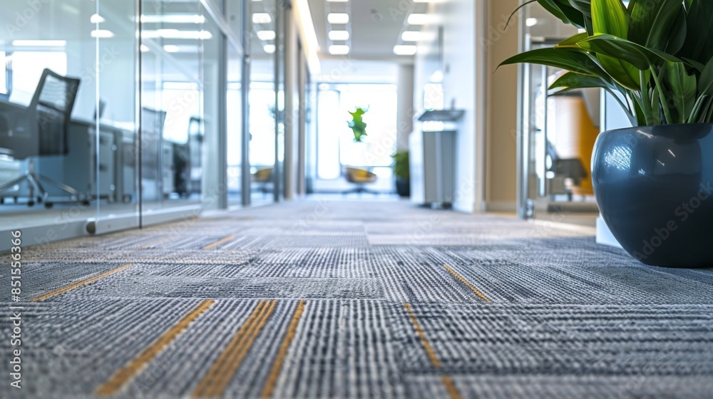 Professional dry cleaning service for office carpets showcasing the ...