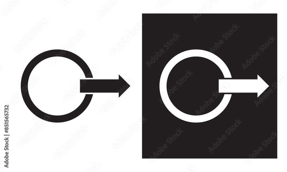 logout icon set. output vector symbol. exit or out sign. leave symbol. isolated on white ...