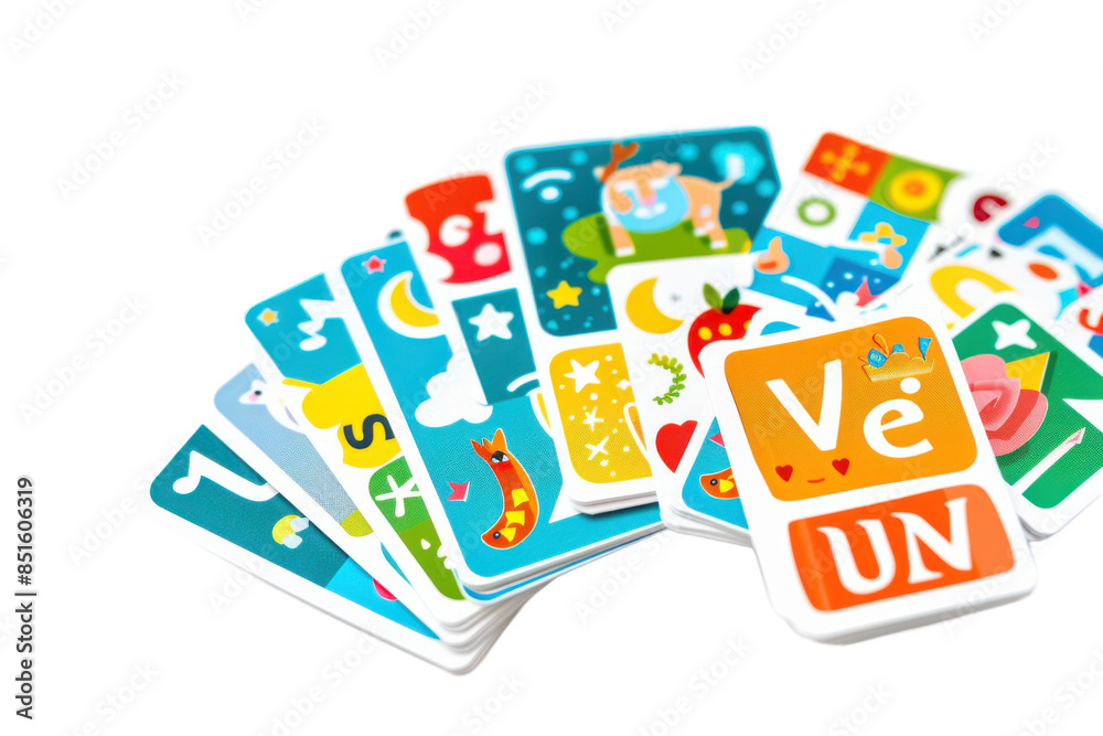 Colorful Alphabet Flash Cards With Animal and Object Images for Kids ...