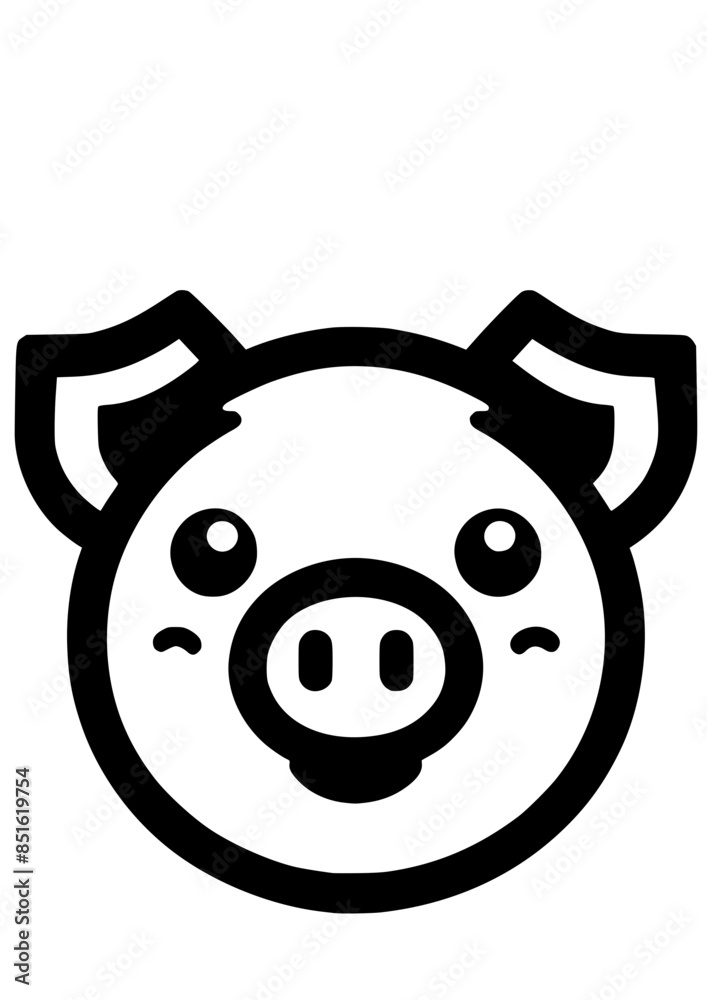 Vetor de Pig SVG, Farm Animals SVG, Kunekune Pig, Farm Life SVG ...
