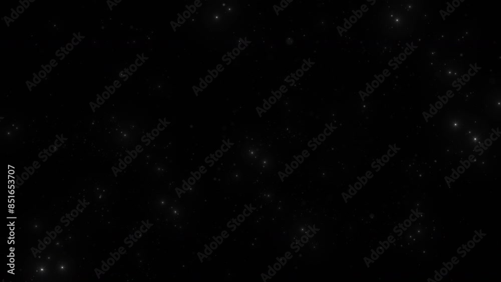 Stars Sparkling In The Night Sky Background Loop/ 4k animation of an ...