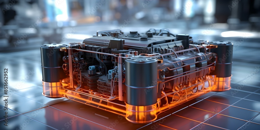 Create CAE simulation to study electric vehicle battery pack thermal ...