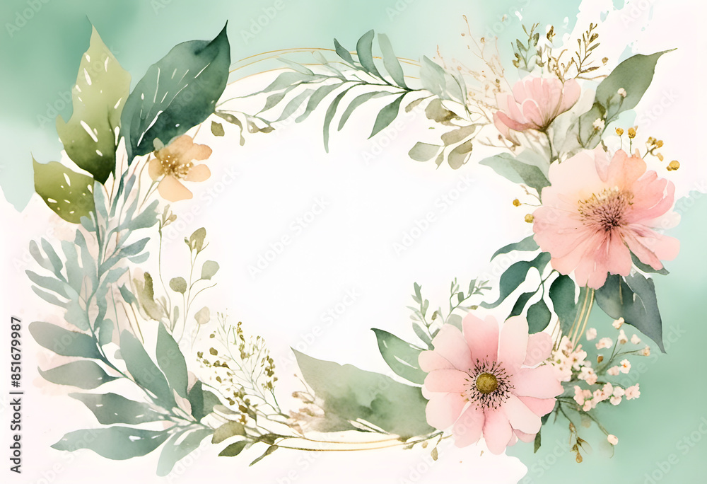 flower, frame, border, card, illustration, birthday, wedding, valentine ...