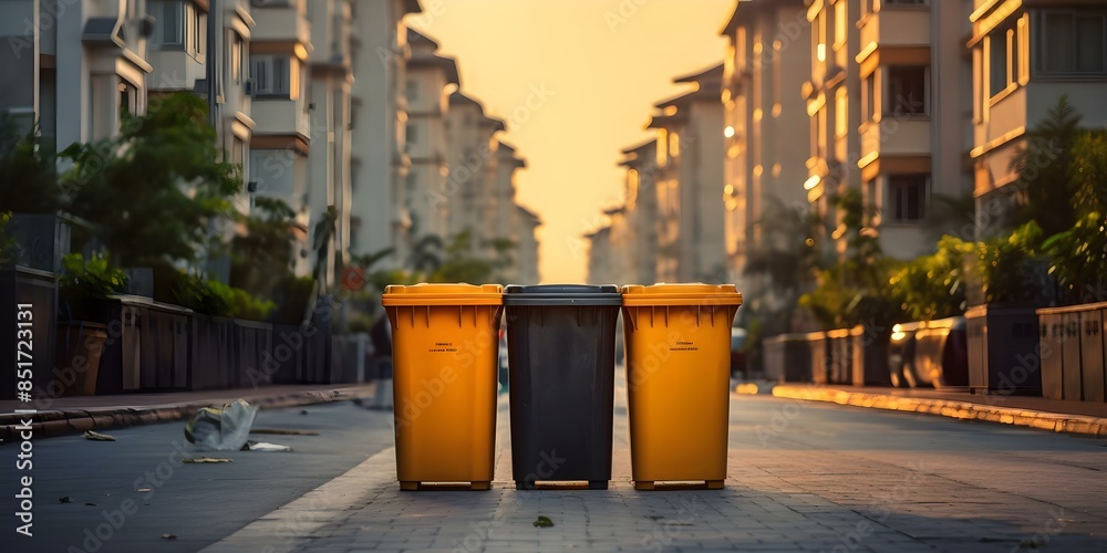 City household waste disposal process and management. Concept Waste ...