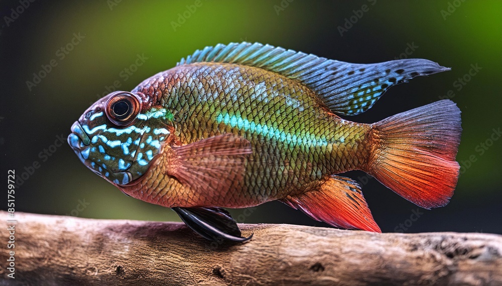 AI-generated image of vibrant and colorful tropical fish species ...