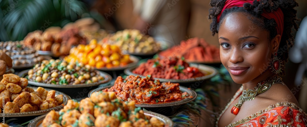 A Heartfelt Collage Depicted People Enjoying Traditional African ...