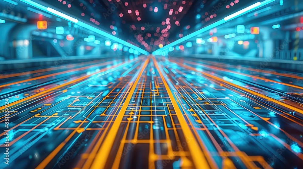 Abstract background, public infrastructure, railroads, roads, bridges ...