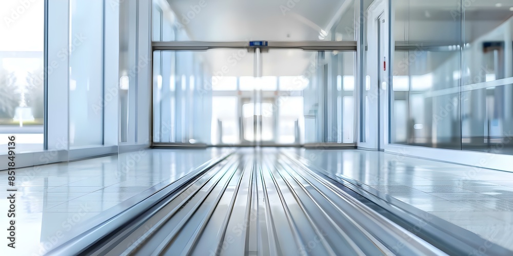 Security features for automatic sliding doors to protect against wind ...