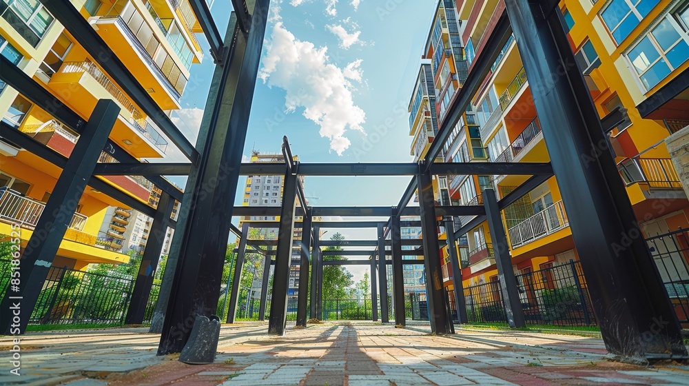Steel for infrastructure and real estate construction, urban village ...