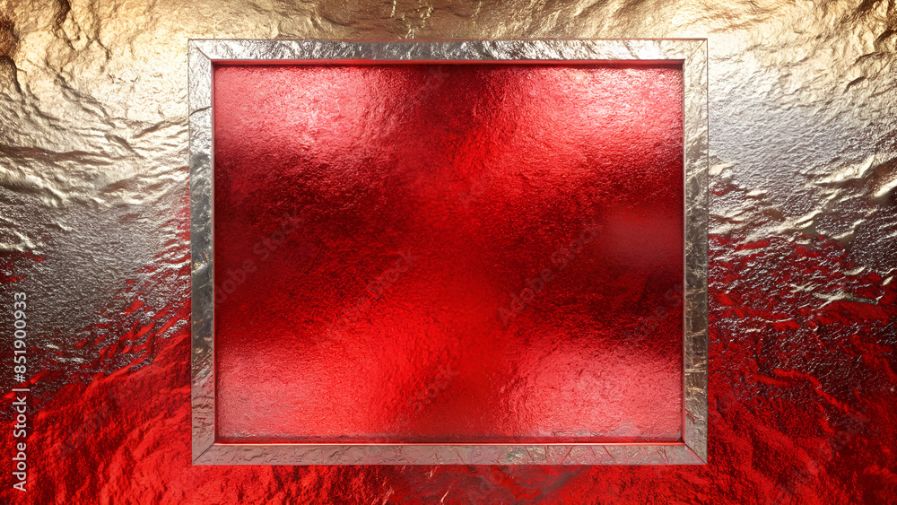 metallic rough and noise red foil texture polished glossy abstract ...