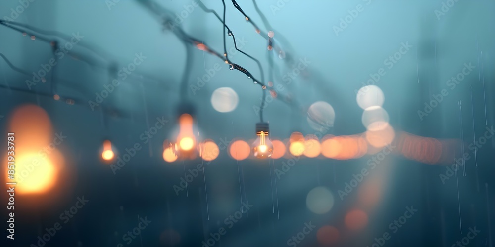 Design of an electrical power grid with wiring and miniature lights ...