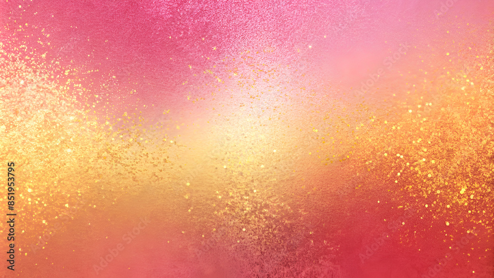 Colorful bright pink gold gradient with shiny highlights and metal ...